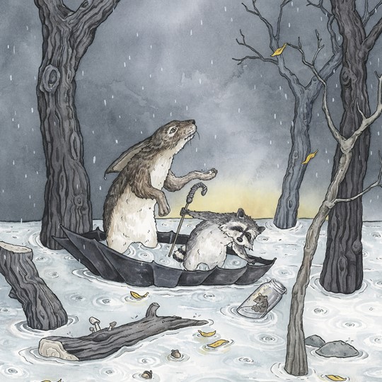 Rabbit and mole Illustration by Francesca di Chiara | Directory of ...