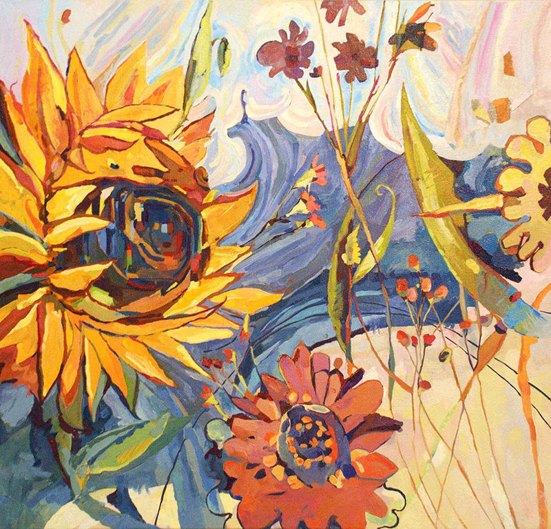 Summer Sun Illustration by Terri Shay | Directory of Illustration