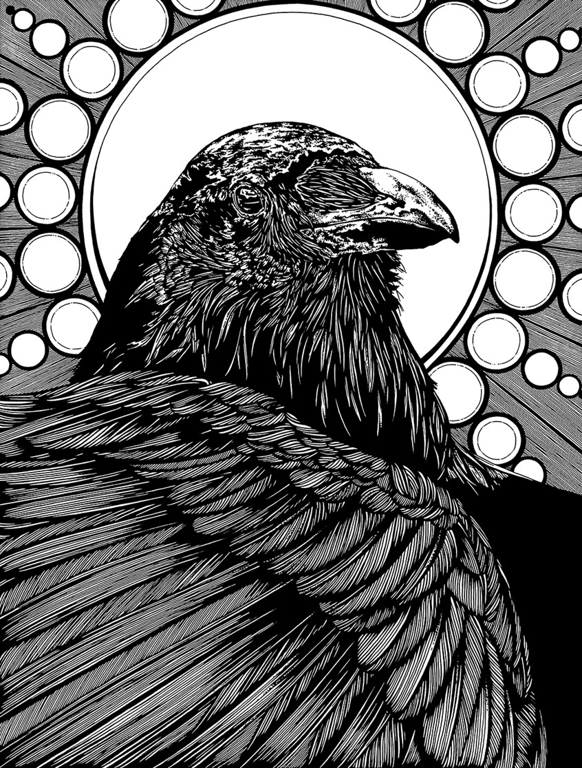 Magnificent Raven Illustration by Jessica Hancock | Directory of ...