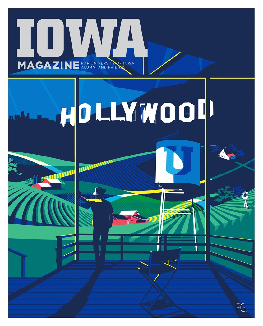 Iowa Magazine - Hollywood U Issue Illustration by Fabien Gilbert ...