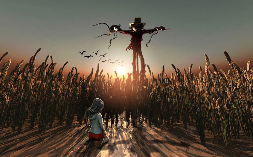 The Scarecrow Illustration by Alex McArdell | Directory of Illustration