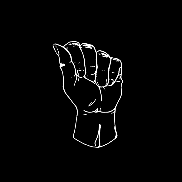 ASL ABCs gif Illustration by Zakiya Noel | Directory of Illustration