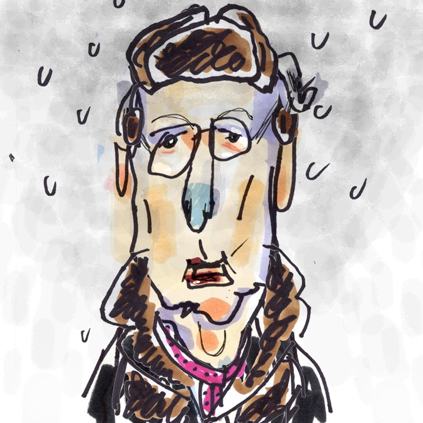Quick drawing of Mitch Mcconnell as "Moscow Mitch" Illustration by ...