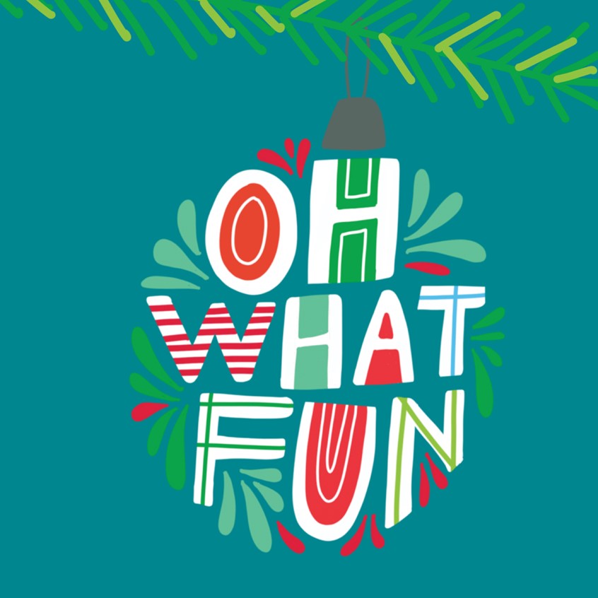 Oh What Fun Ornament Illustration by Vicky Barone | Directory of ...