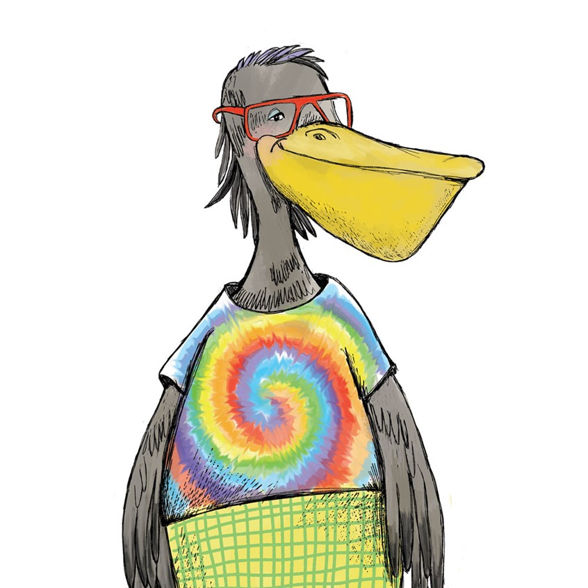 Pelican Illustration by Kat Gottlieb | Directory of Illustration