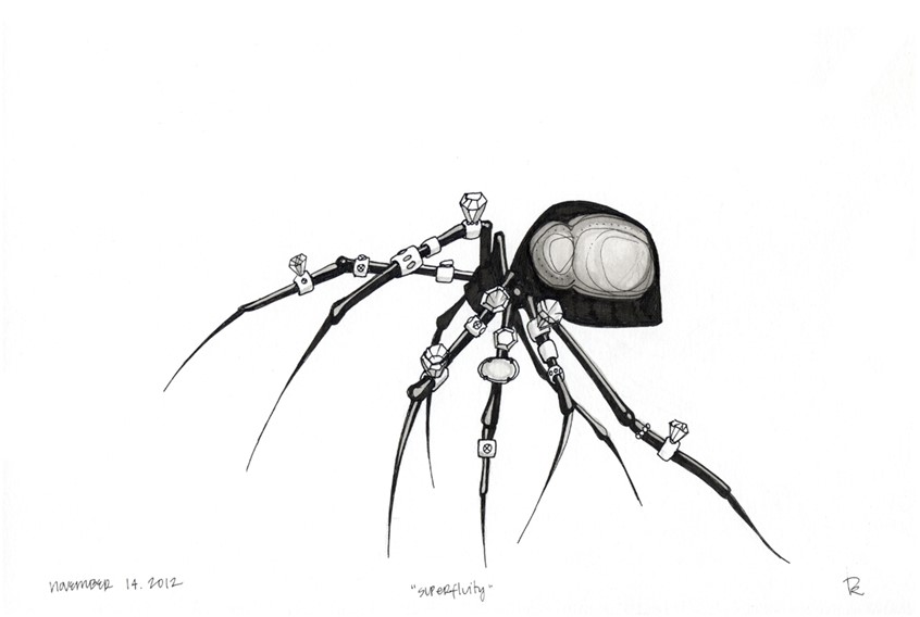 Word a Day - Superfluity Illustration by Brianna Reagan | Directory of ...