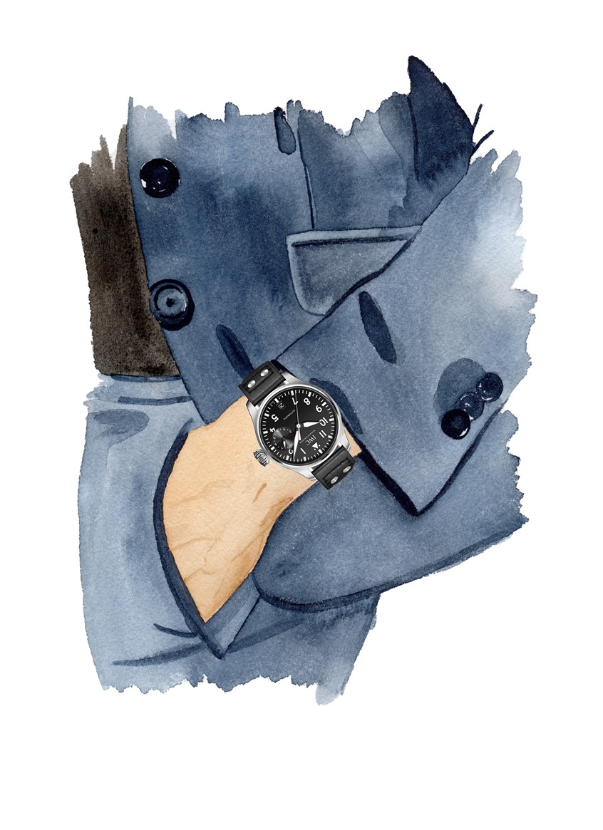 IWC Watch Ad Illustration by Elle Powell | Directory of Illustration