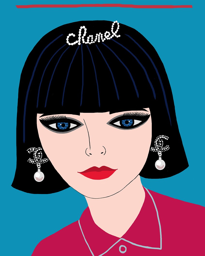 Chanel Woman Illustration by jackie besteman | Directory of Illustration