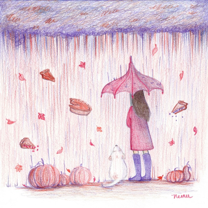 November Rain Illustration by Nemu Takahashi | Directory of Illustration