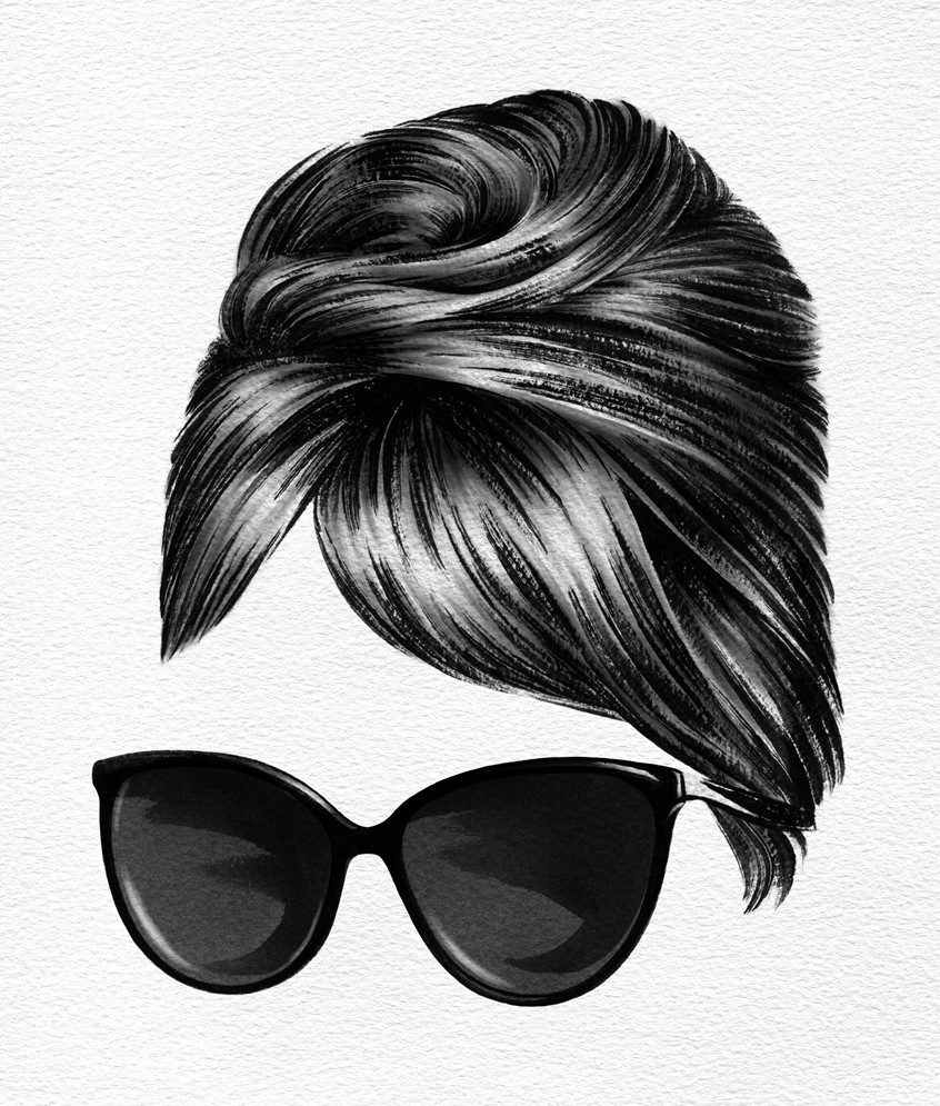 Audrey Sunglasses Illustration by Harry Slaghekke | Directory of ...