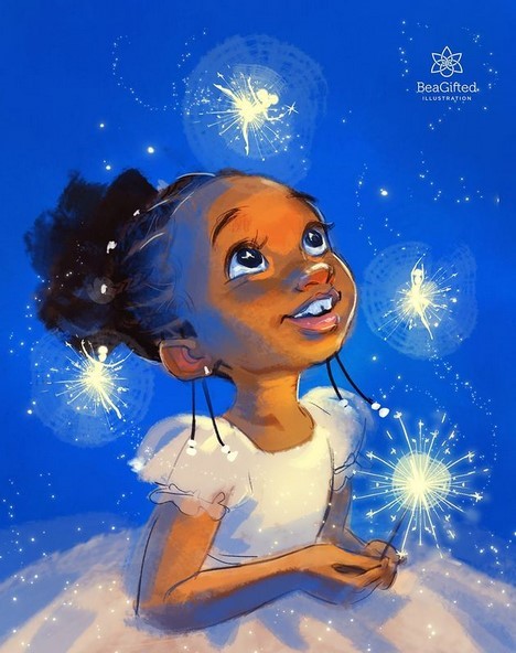 Sparkling Night Illustration by Bea Jackson | Directory of Illustration