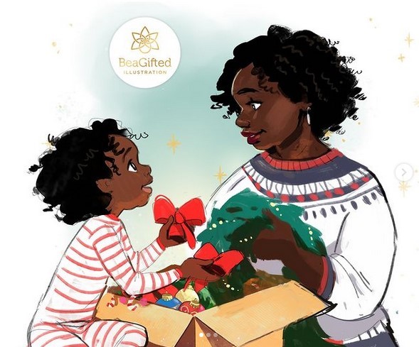 Christmas Decoratiing Illustration by Bea Jackson | Directory of ...