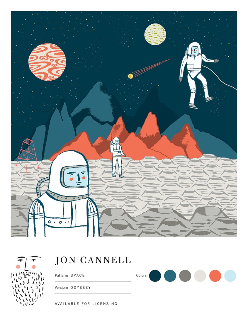 Space Odyssey Illustration by Jon Cannell | Directory of Illustration