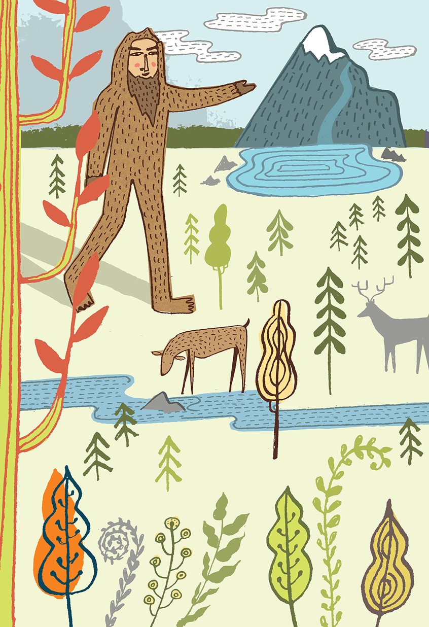 Bigfoot Illustration by Jon Cannell | Directory of Illustration