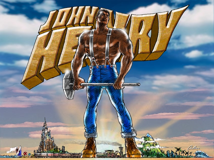 John Henry Illustration by Arlen Schumer | Directory of Illustration