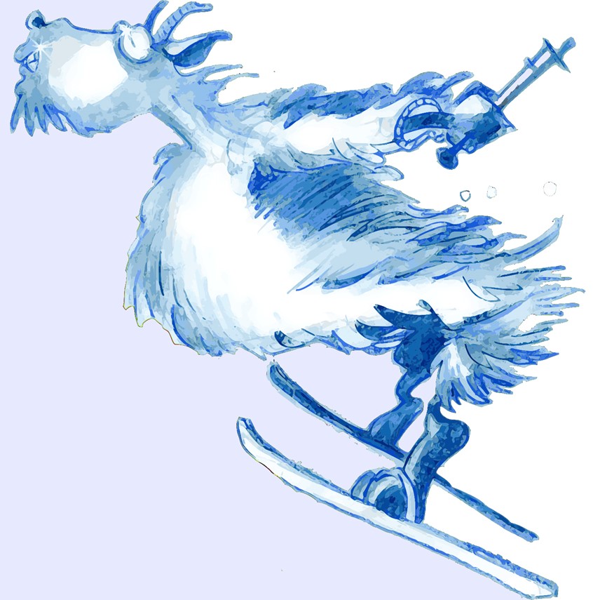 Goat Ski ? Illustration by Paul Reynolds | Directory of Illustration