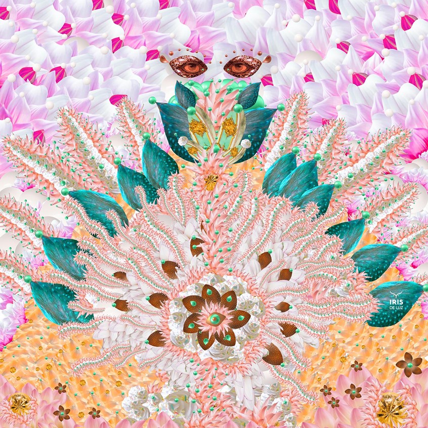 Feather Tulips Illustration by Iris de Luz | Directory of Illustration
