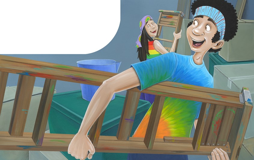 Painting the House Illustration by Suzanne Beaky Illustration ...