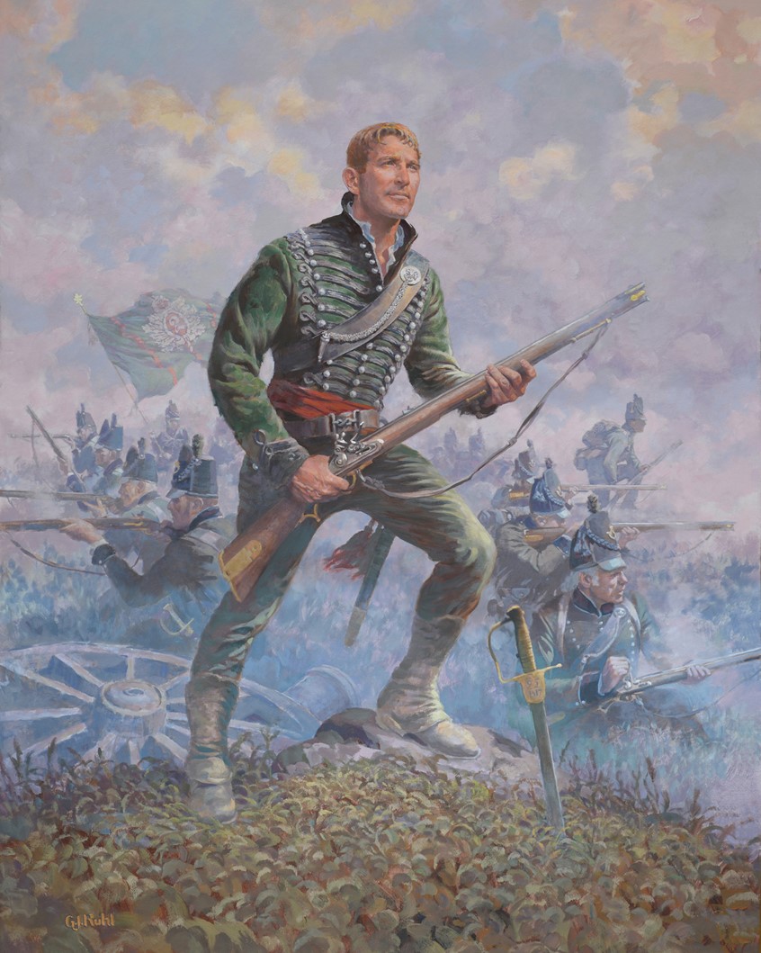 Queen's Own Army Soldier Portrait Illustration by Greg Ruhl | Directory ...