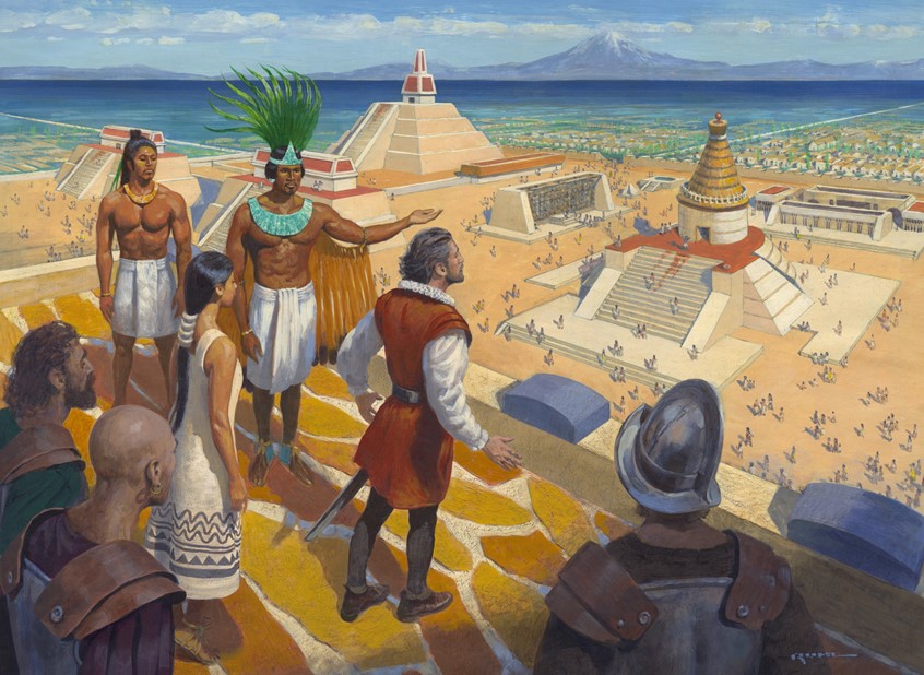 Lost Temple of the Aztecs Illustration by Greg Ruhl | Directory of ...