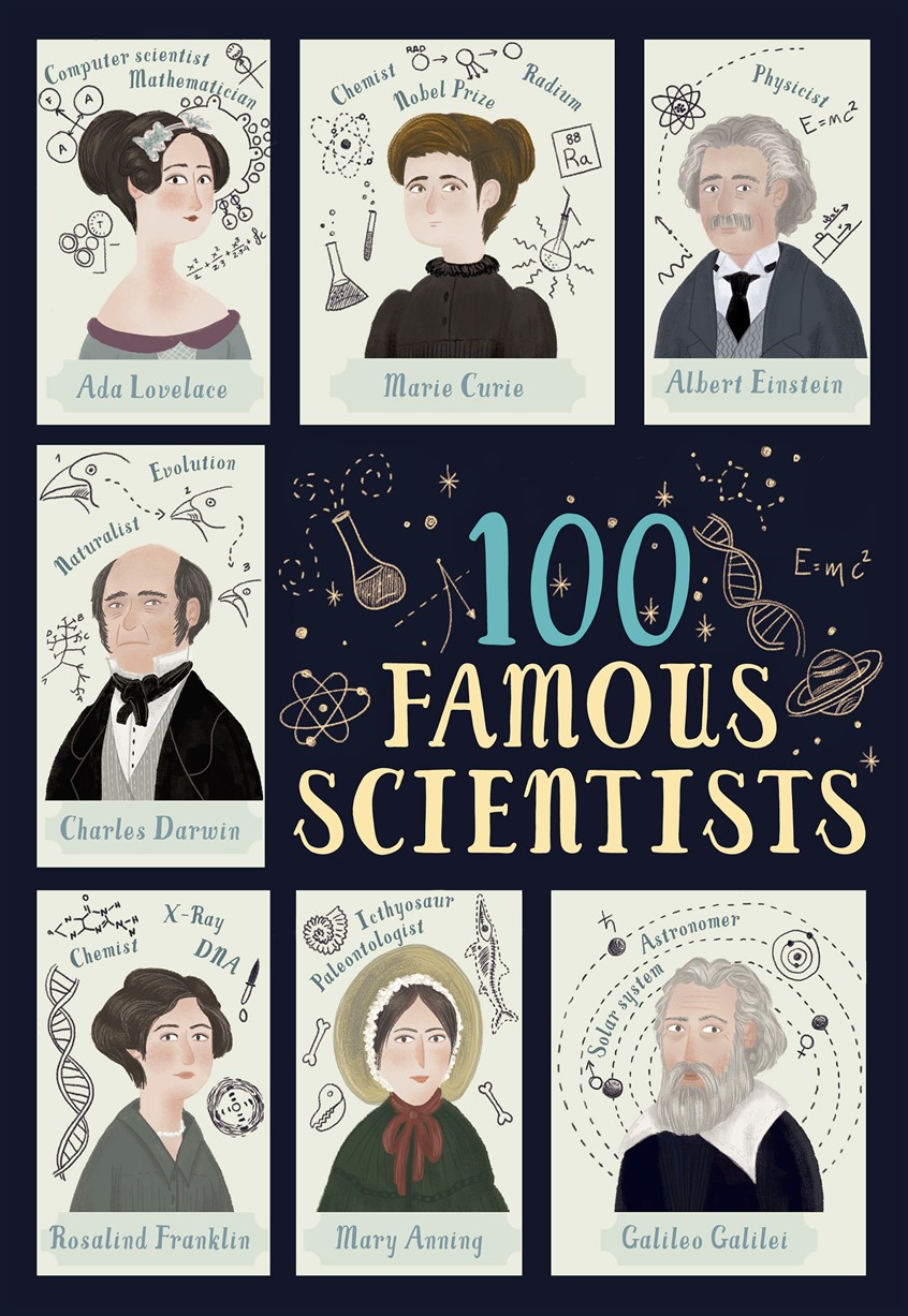 100 famous scientist Illustration by Susana Ramirez Solis | Directory ...