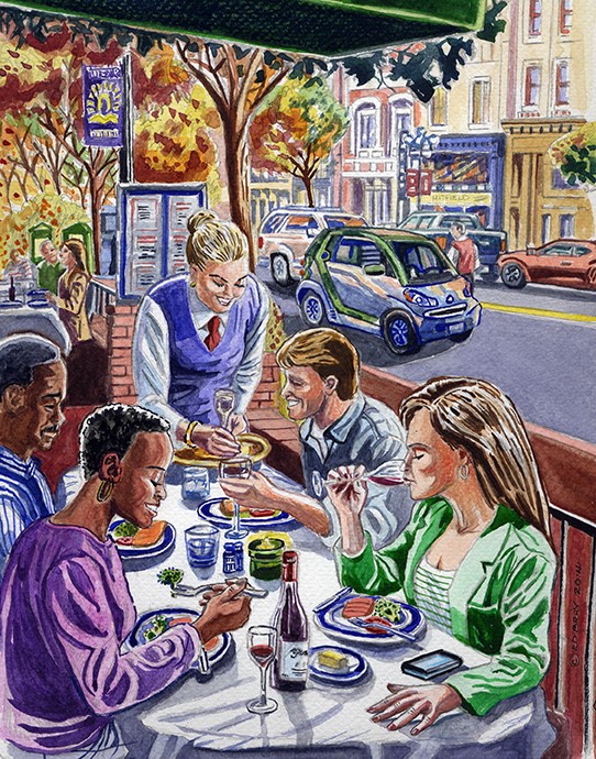 City Suites Illustration by Ed Bray | Directory of Illustration