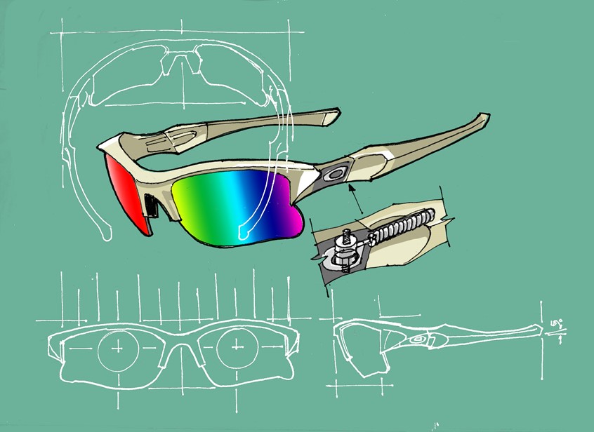 Oakley Sunglasses Illustration by Christopher Peterson | Directory of ...