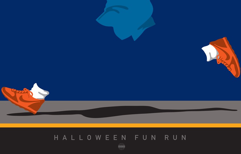 Halloween Fun Run Illustration by Andrew Dearwater | Directory of ...