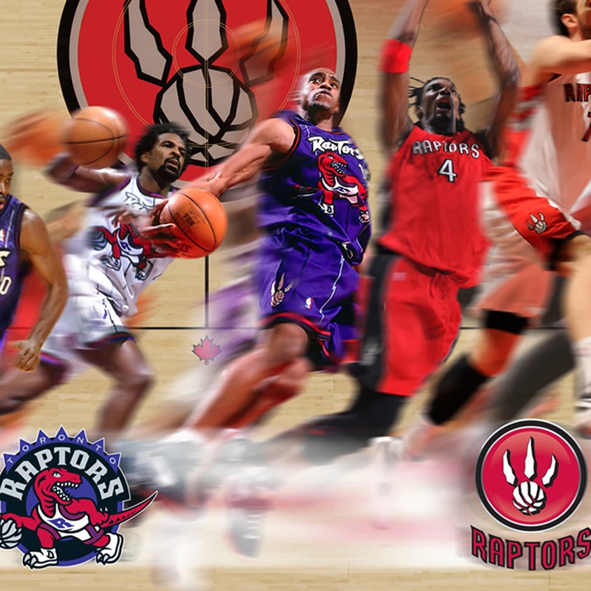 Raptors slam dunk Illustration by Rick Jacobson | Directory of Illustration