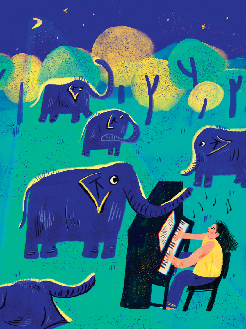 Clair de Lune Illustration by Emma Shen | Directory of Illustration