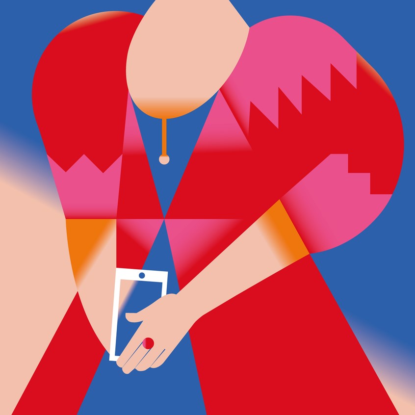 A girl from another time Illustration by Chiara Morra | Directory of ...
