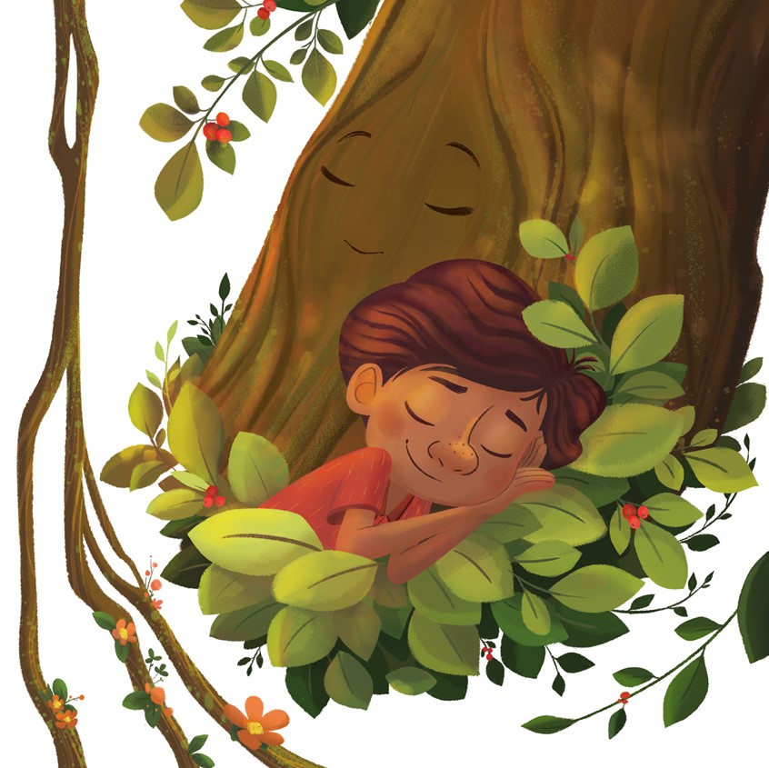 The Boy and the Banyan Tree Illustration by Dharmali Patel | Directory ...