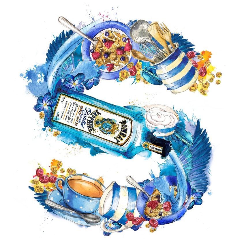 'S' Illustration by Georgina Luck | Directory of Illustration