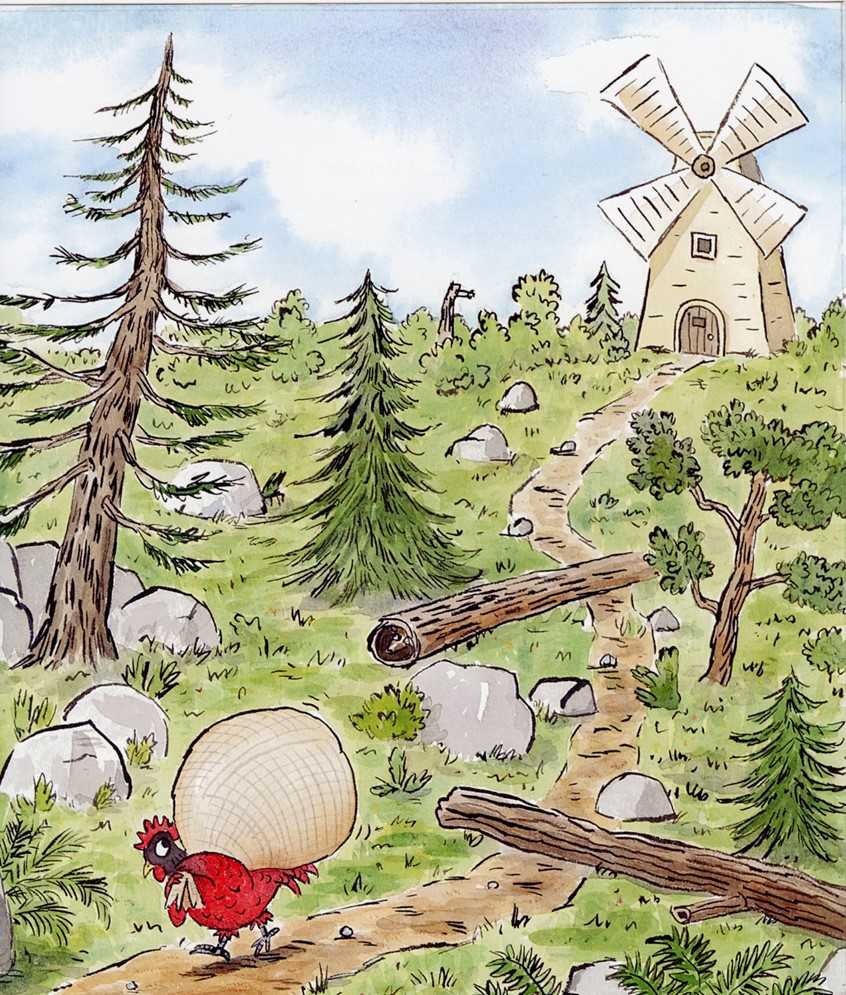 The Little Red Hen and the Passover Matzah Illustration by Paul Meisel ...
