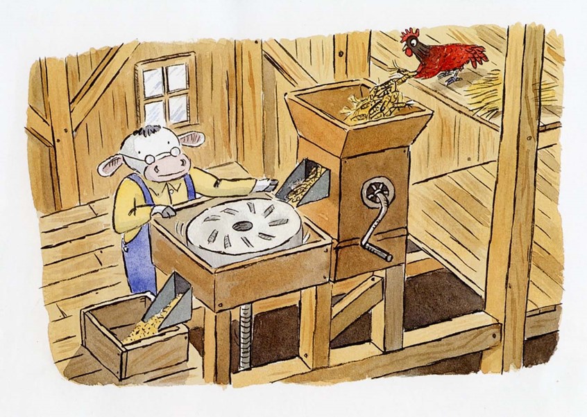 The Little Red Hen and the Passover Matzah Illustration by Paul Meisel ...