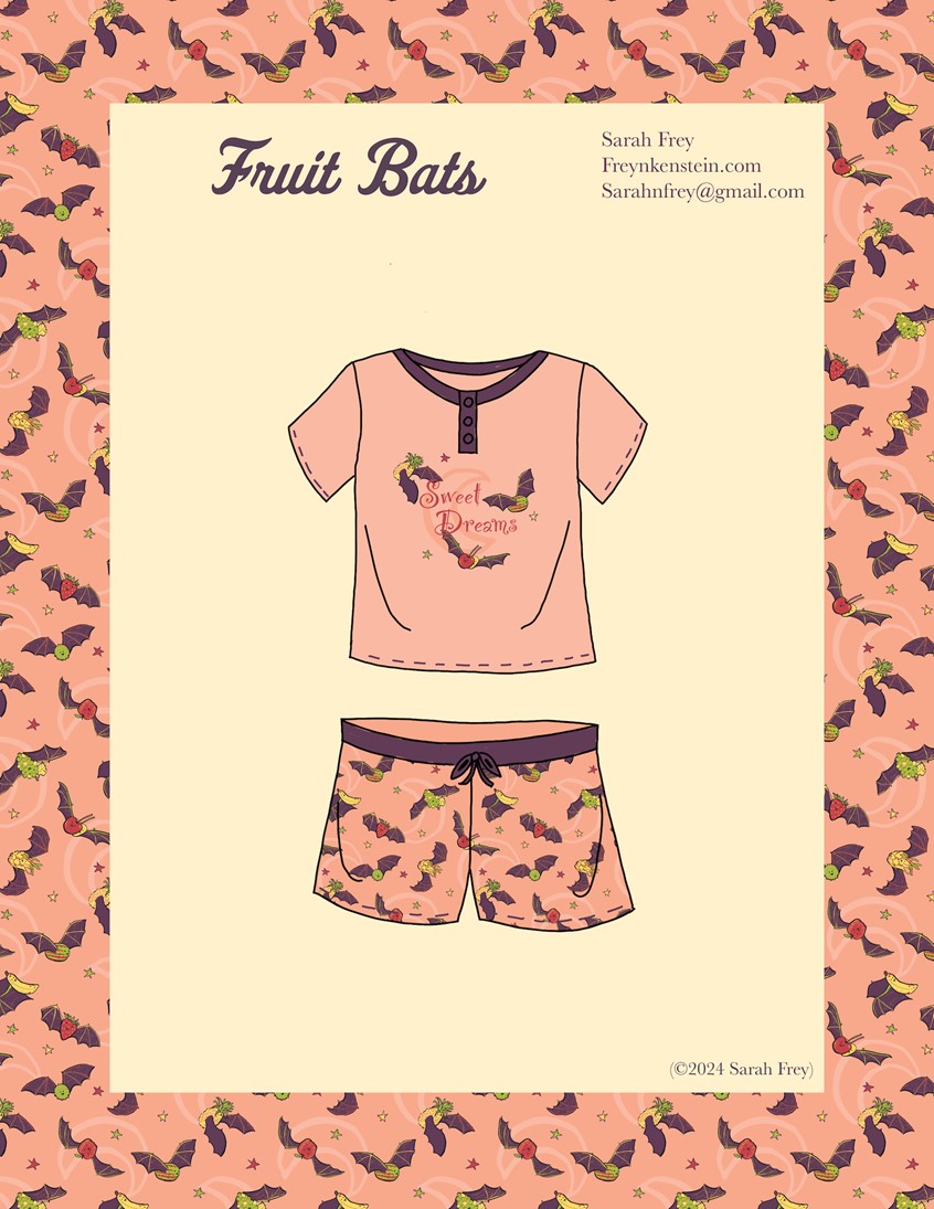 Fruit Bats Illustration by Sarah Frey | Directory of Illustration