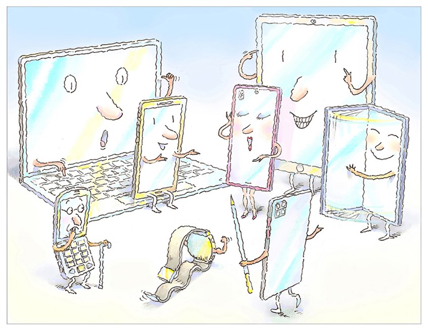 GEEKTOWN SATURDAY NIGHT Illustration by Norm Bendell | Directory of ...