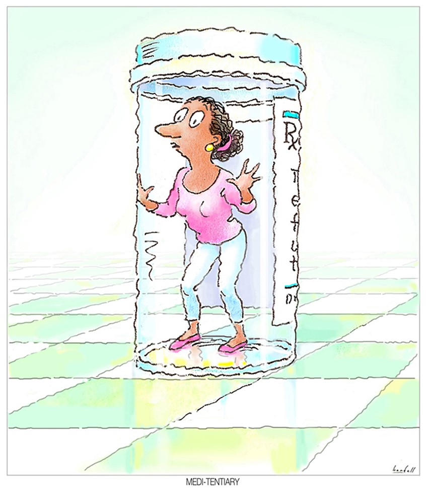 MEDITENTIARY Illustration by Norm Bendell | Directory of Illustration