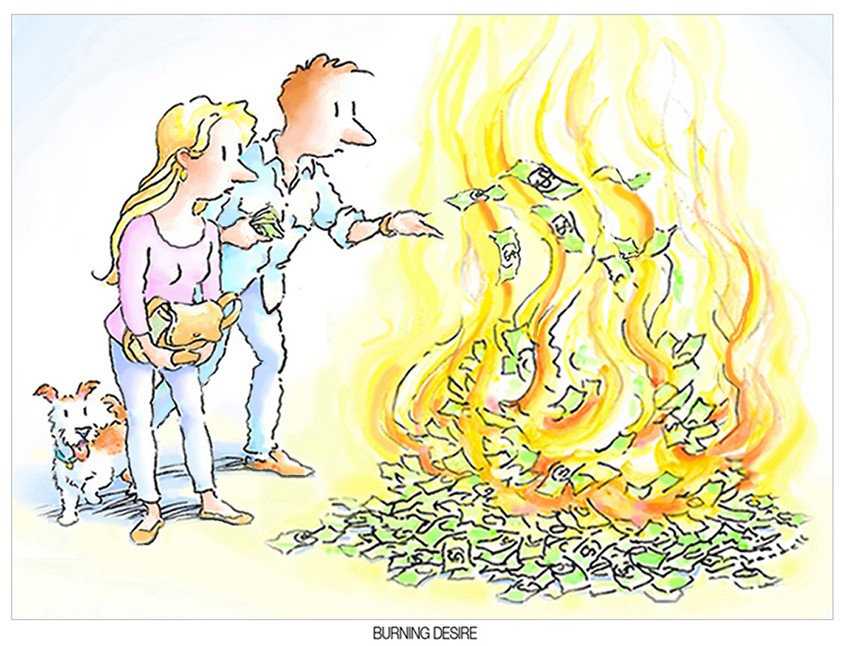 BURNING DESIRE Illustration by Norm Bendell | Directory of Illustration