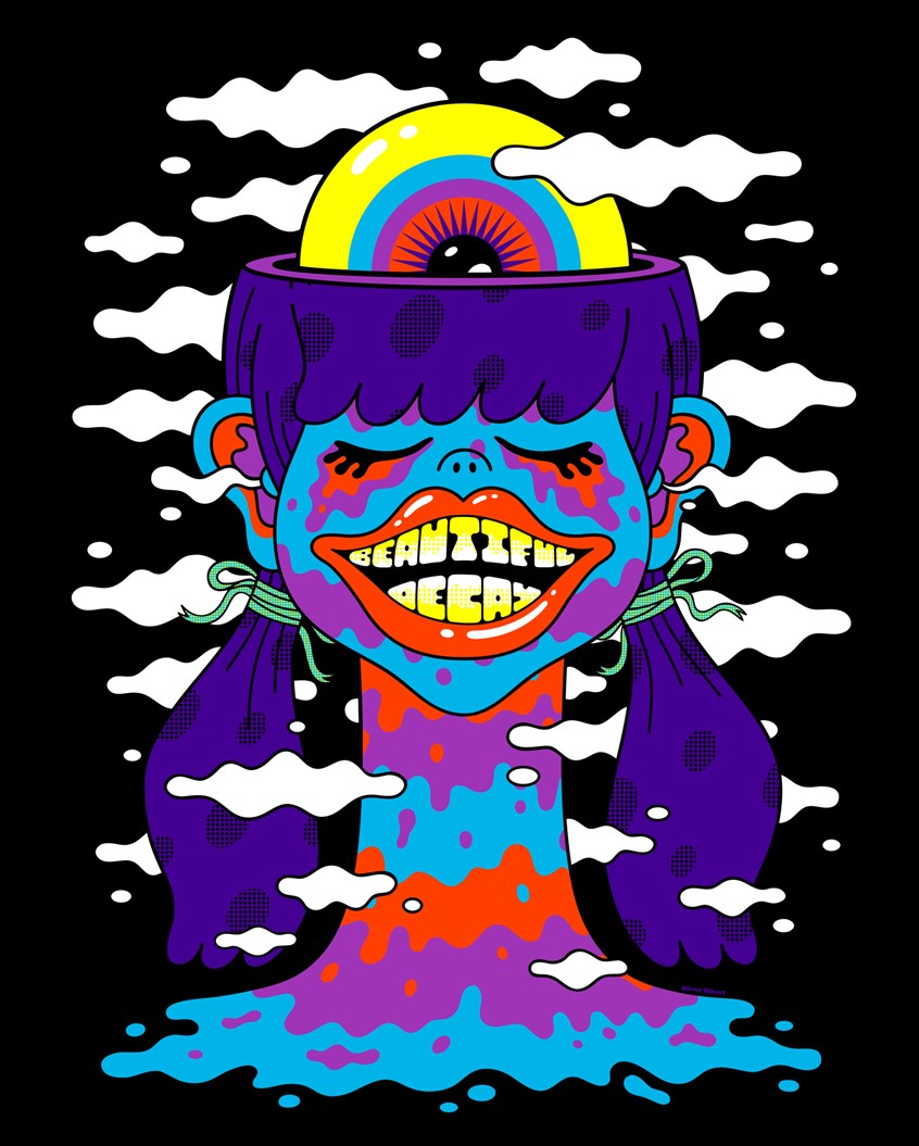 Beautiful Decay Illustration by Oliver Hibert | Directory of Illustration