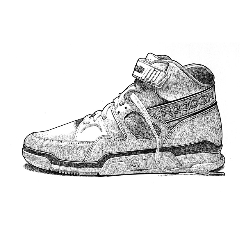 Reebok Illustration by Randy Glass | Directory of Illustration
