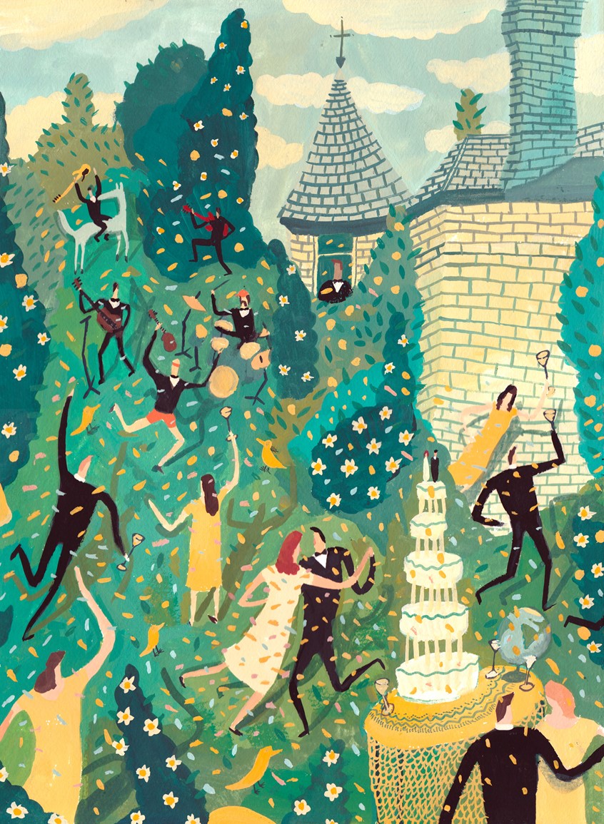 Wedding Illustration by Nicholas Stevenson | Directory of Illustration