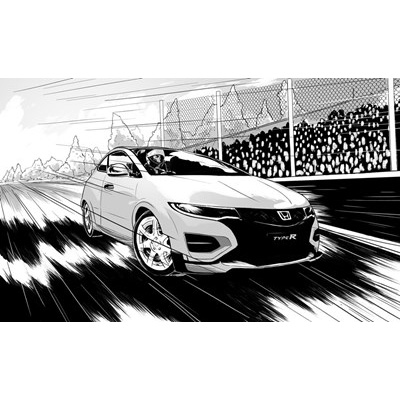 Honda Type R Storyboarding 2 Illustration By Ricardo Bessa
