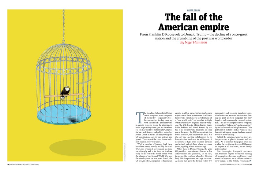 The Fall of the American Empire Illustration by Jon Berkeley ...