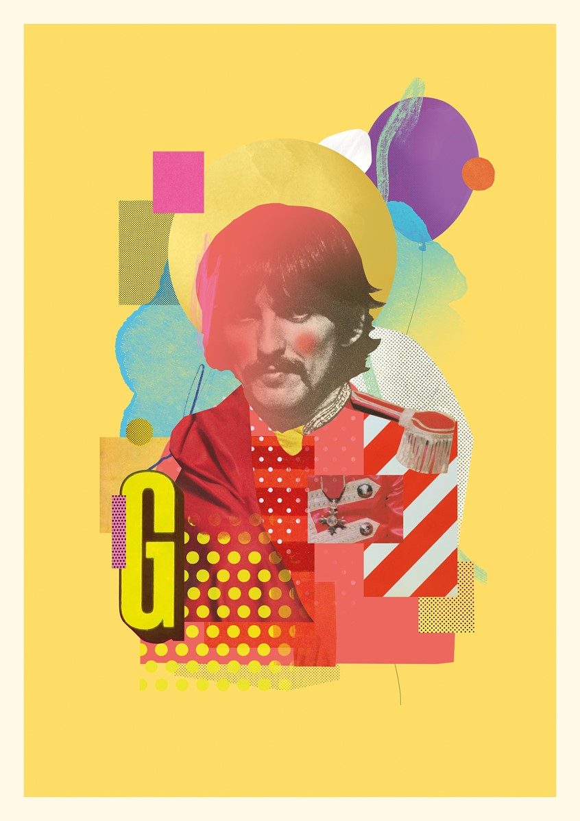The Beatles (George Harrison) Illustration by Nazario Graziano ...