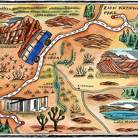 Non fiction - A Map of Stephen King's Maine. Illustration by Helen Cann ...
